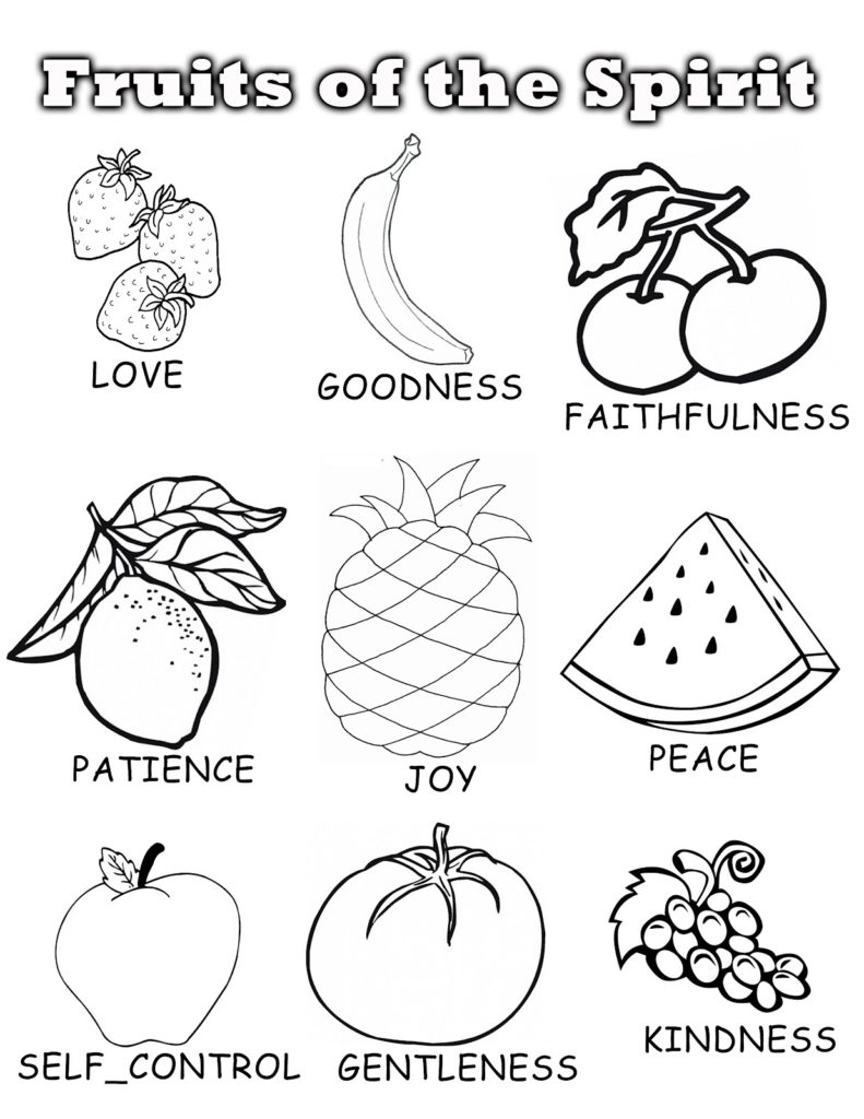 Fruits coloring pages 09 Fruits coloring pages 09