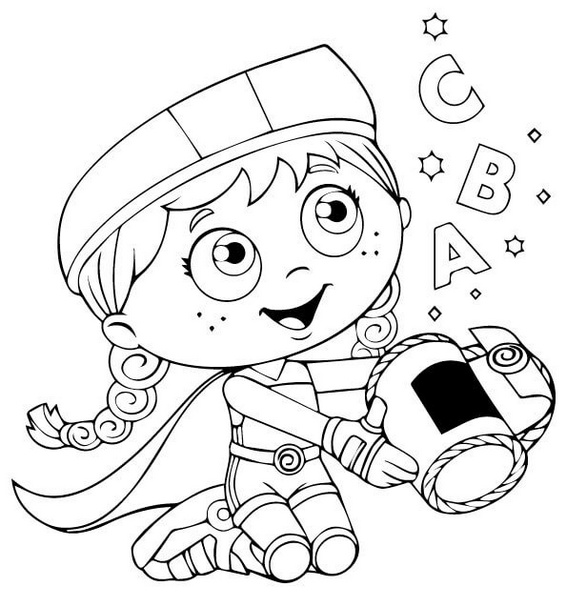 Super Why Coloring Pages For Kid s Ages 3 To 6 Coloring Pages Super Why Coloring Pages For Kid s Ages 3 To 6 Coloring Pages