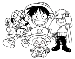 One Piece Coloring Books for Manga Lovers - Coloring Pages