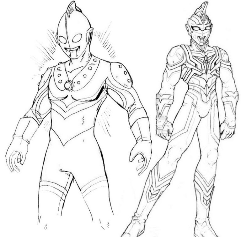 Best Ultraman Coloring Page for Kids - Coloring Pages