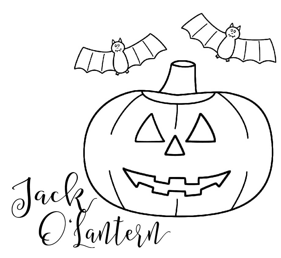 fantastic halloween ghost jack o lantern coloring page - Coloring Pages