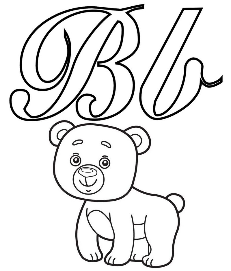10 Fun Letter B Coloring Pages For Preschoolers Coloring Pages