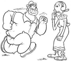 +8 Fun Popeye Coloring Pages for Children - Coloring Pages